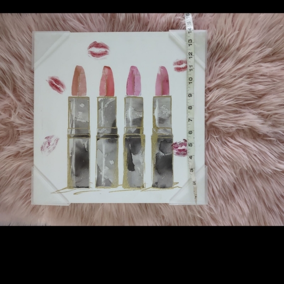 Handmade | Art | Lips Lipstick Kisses Painting | Poshmark